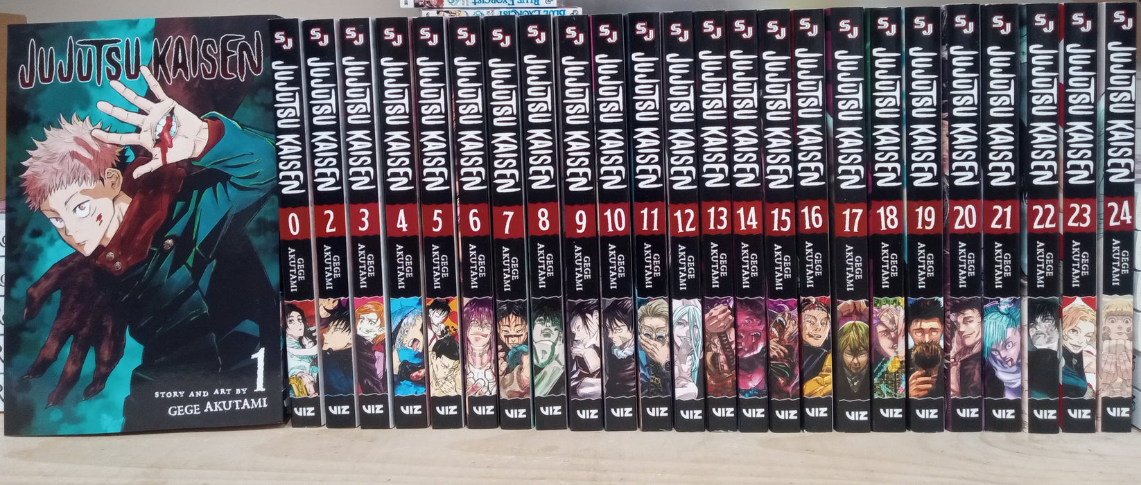 Jujutsu Kaisen Manga Vol. 0-24 (25 books) Complete Set English – BKManga