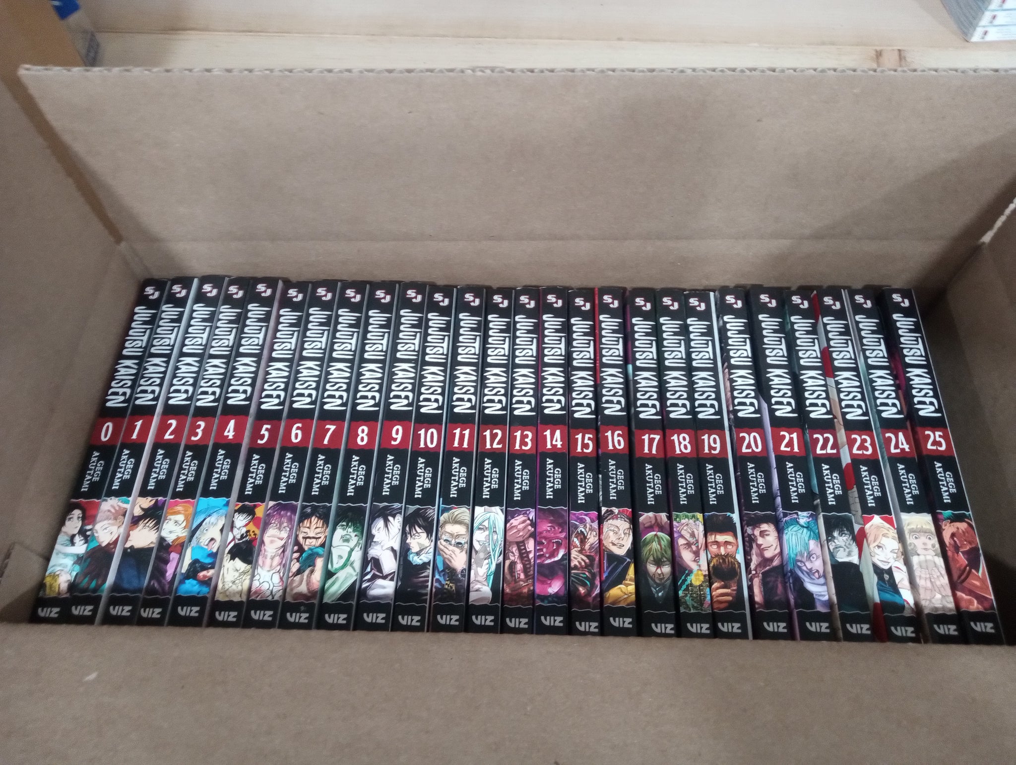 Jujutsu Kaisen Manga Vol. 0-27 (28 books) Complete Set English – BKManga