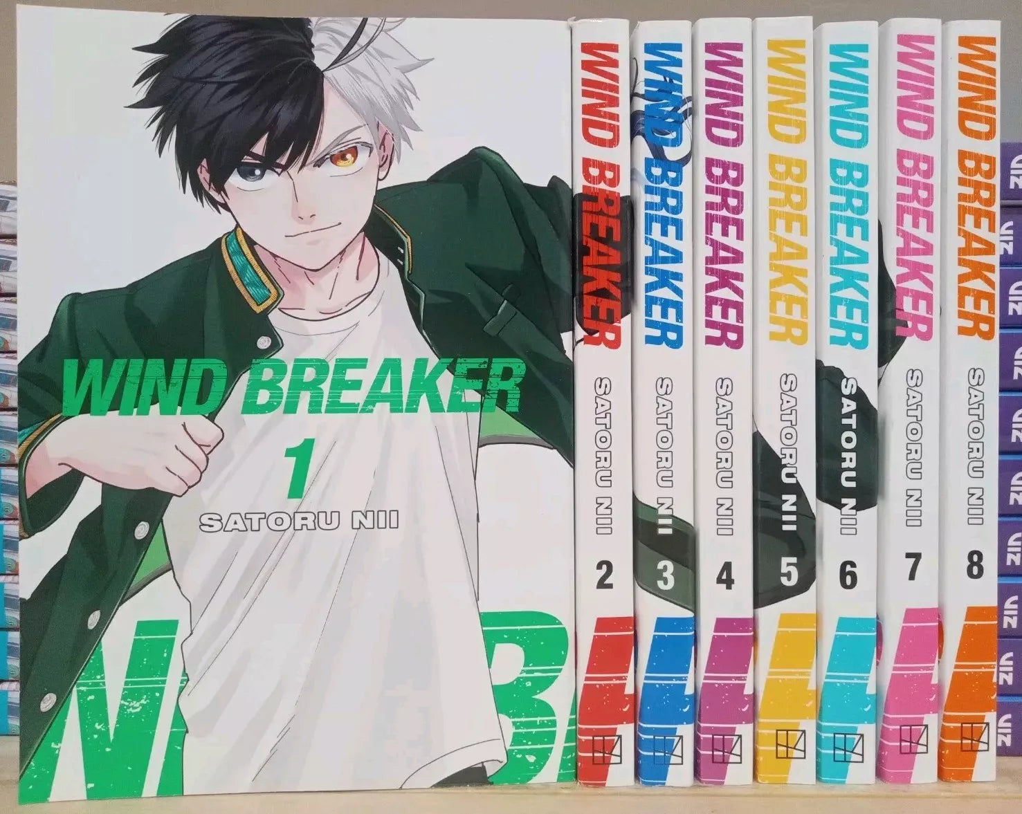 Wind Breaker Vol. 1-8 Manga Complete Set English *FREE SHIPPING U.S ...